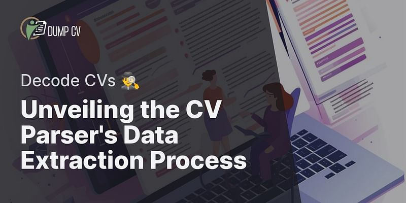 How does a CV/resume parser work to extract data?